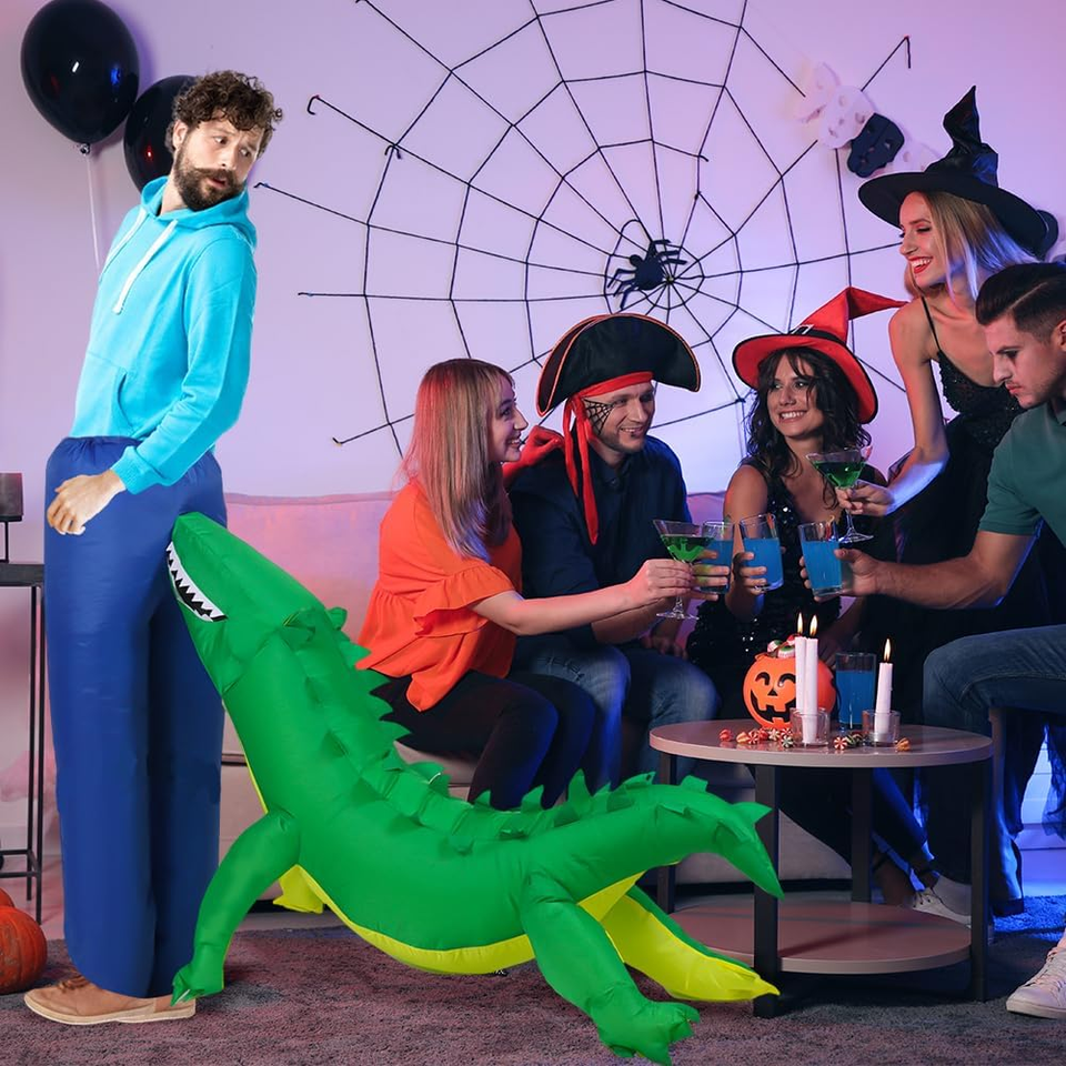 Inflatable Costume Adult Bitting Butt, Funny Blow up Outfit for Women ...