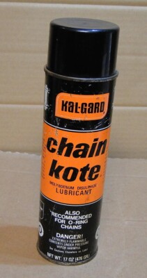 Vintage Kal-Gard 17 oz. Chain Kote Lubricant Spray Can | eBay