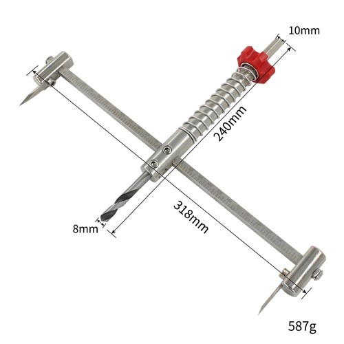 40-300MM Gypsum Board Opener Adjustable Hole Cutter with Cowling ...