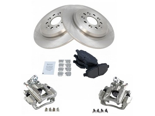 For 2010-2014 Ford Flex Brake Pad Rotor and Caliper Set Rear 19714QF ...