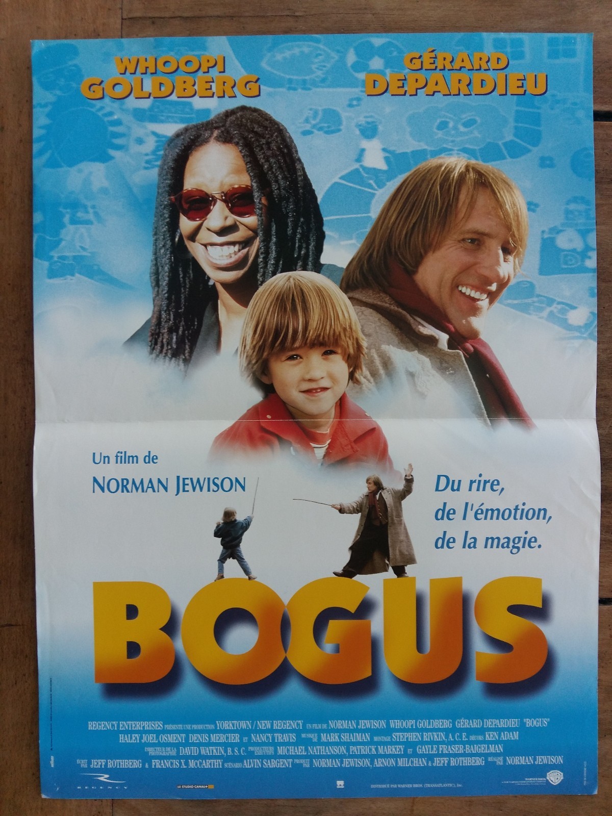 BOGUS Poster Whoopi GOLDBERG Gérard DEPARDIEU 40X60 Cm | eBay