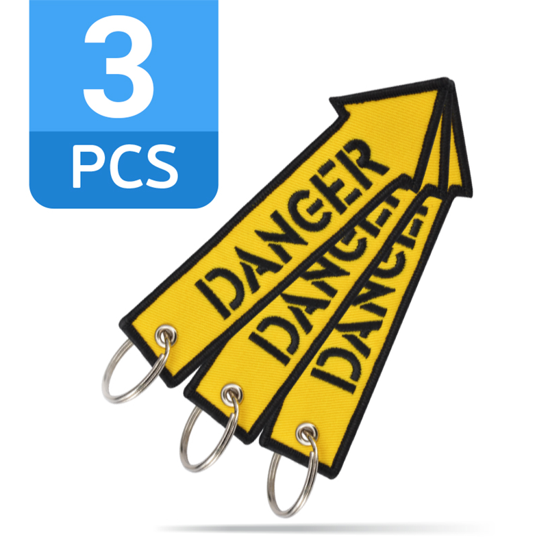 Hoonigan Strap Danger Auto Nuke Drift JDM Fabric Keyring Car Gift 3 PCS ...