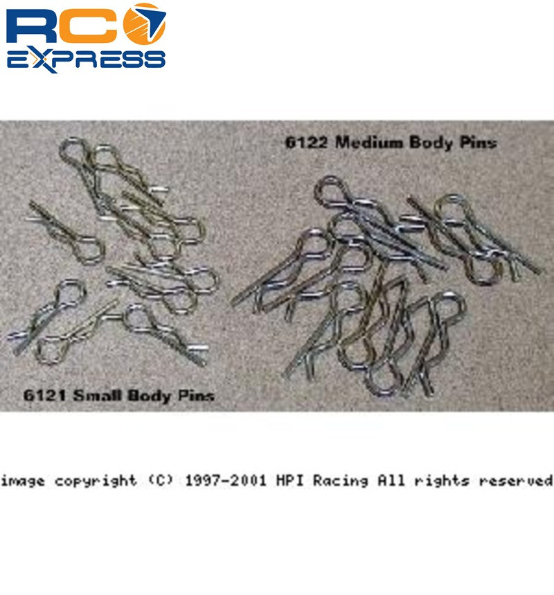HPI Racing Body Pins Small Chrome (20) HPI6121 | eBay