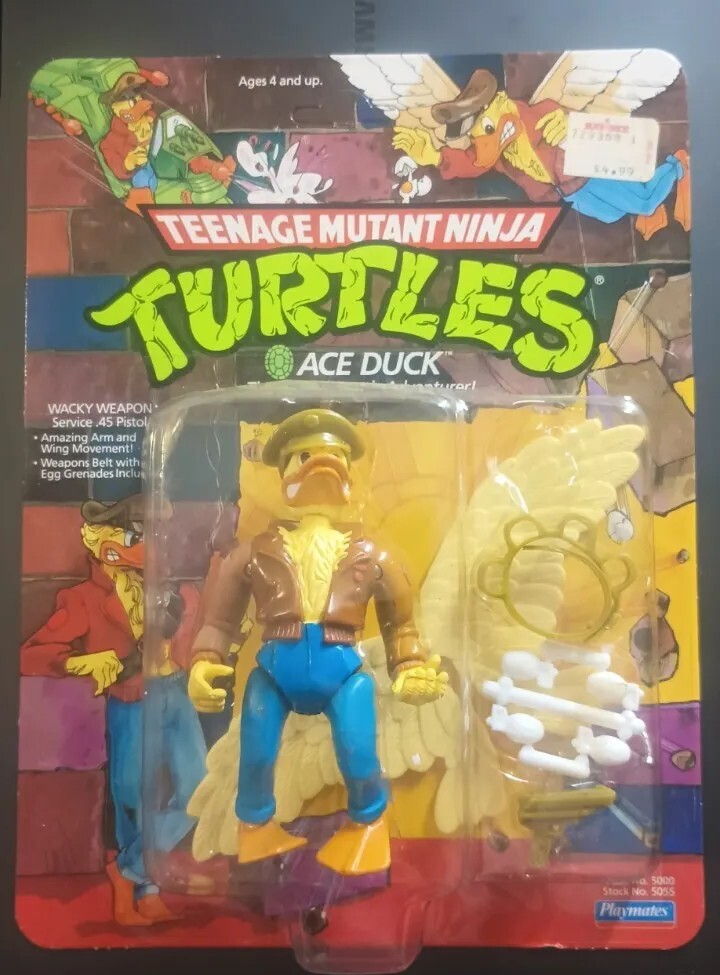 Playmates Toys Teenage Mutant Ninja Turtles Ace Duck Action Figure for ...