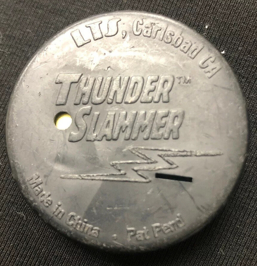 Magic 8 Ball Thunder Slammer Plastic Holographic Pog Vintage 1994 Retro ...