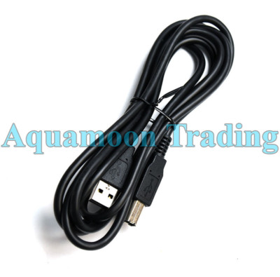 New Black USB-A Male/USB-B Male USB 2 Cable 6ft Lexmark Epson Printer ...