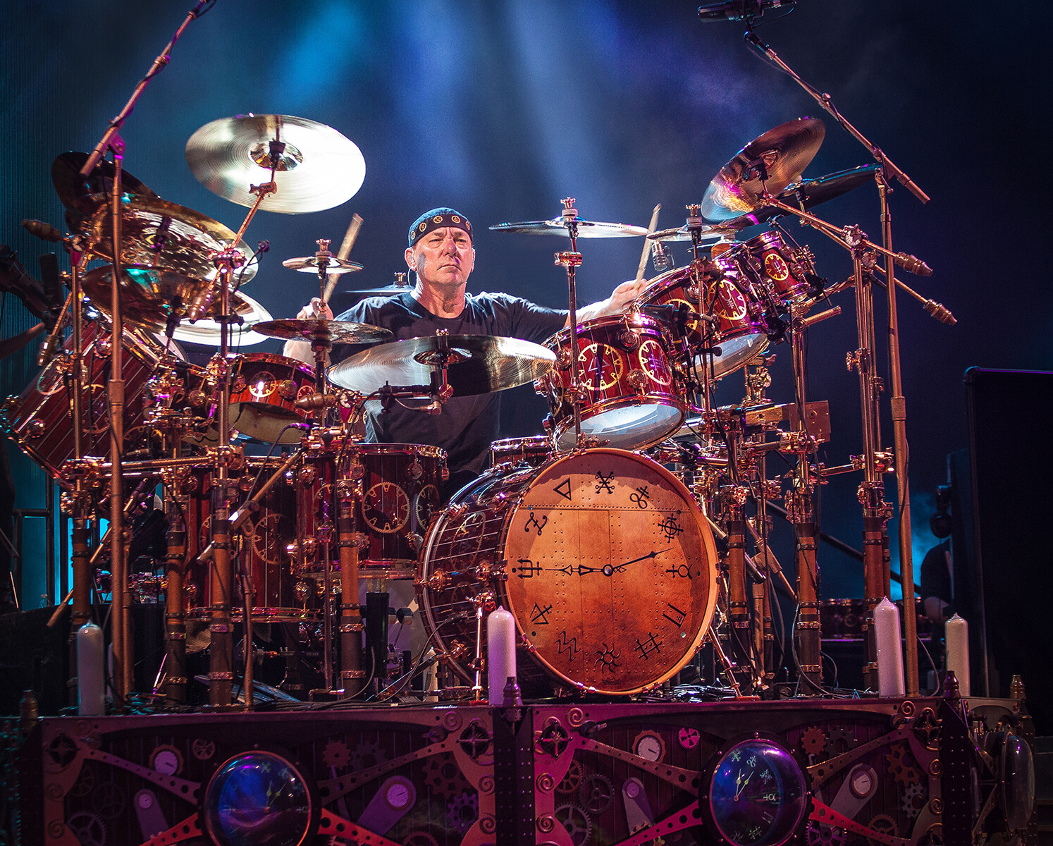 RUSH (LIVE) Neil Peart (original photo) - Clockwork Angels Live | eBay