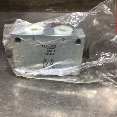 HAWE Releasable Twin Check Valve DRH 2, 500 bar, 30 lpm NOS | eBay