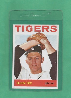 1964 Topps Detroit Tigers Terry Fox # 387 NM-MT Tough Low Pop Card | eBay