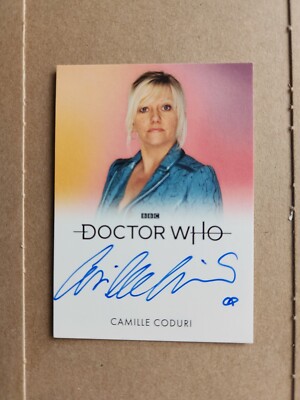 Camille Coduri Doctor Who Autograph Card Jacki Tyler | eBay