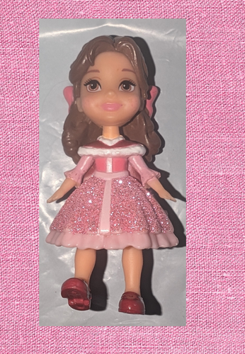 Disney Princess Belle Cute Mini Poseable Doll Toddler Miniature 3.5" | eBay