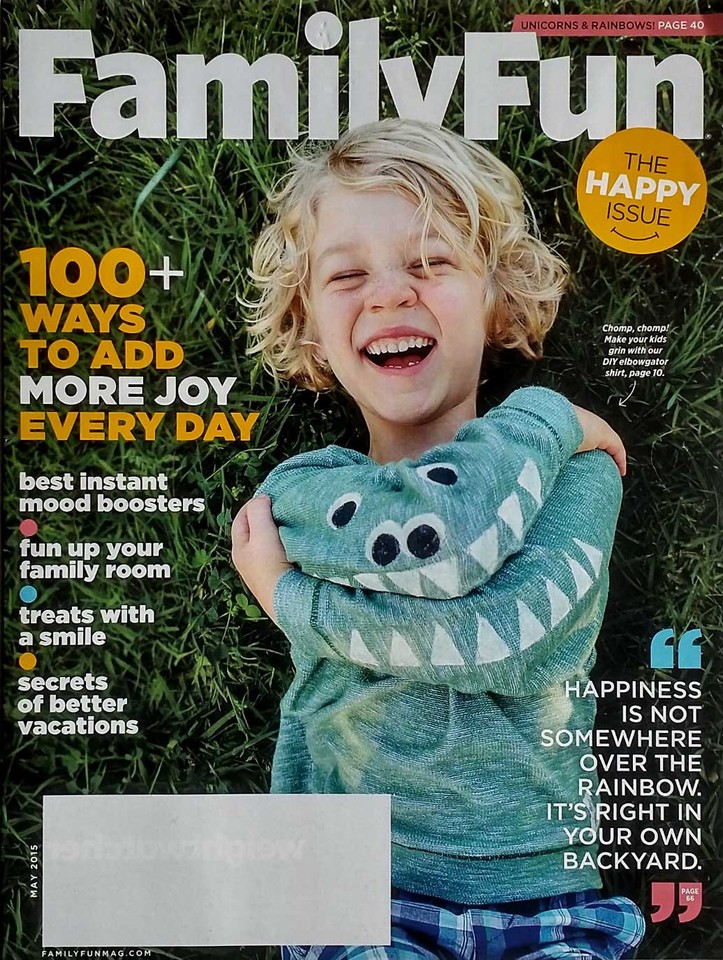 [Single Issue] Family Fun Magazine: May 2015 / 100+ Ways to Add More ...