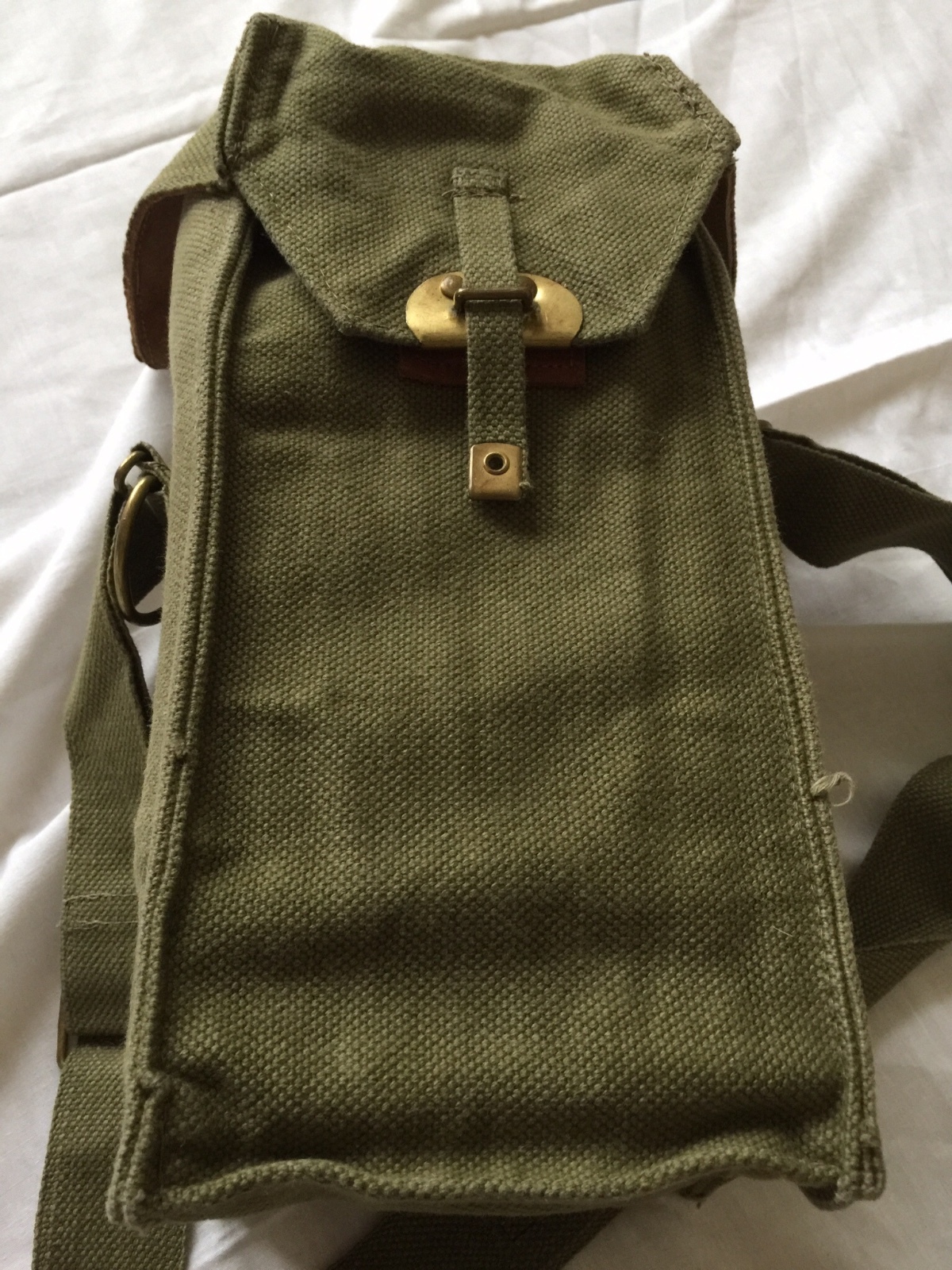 BELGIUM ARMY ENGINEER'S BAG ,CARRIER,1950S ERA, CANVAS In MINT ...