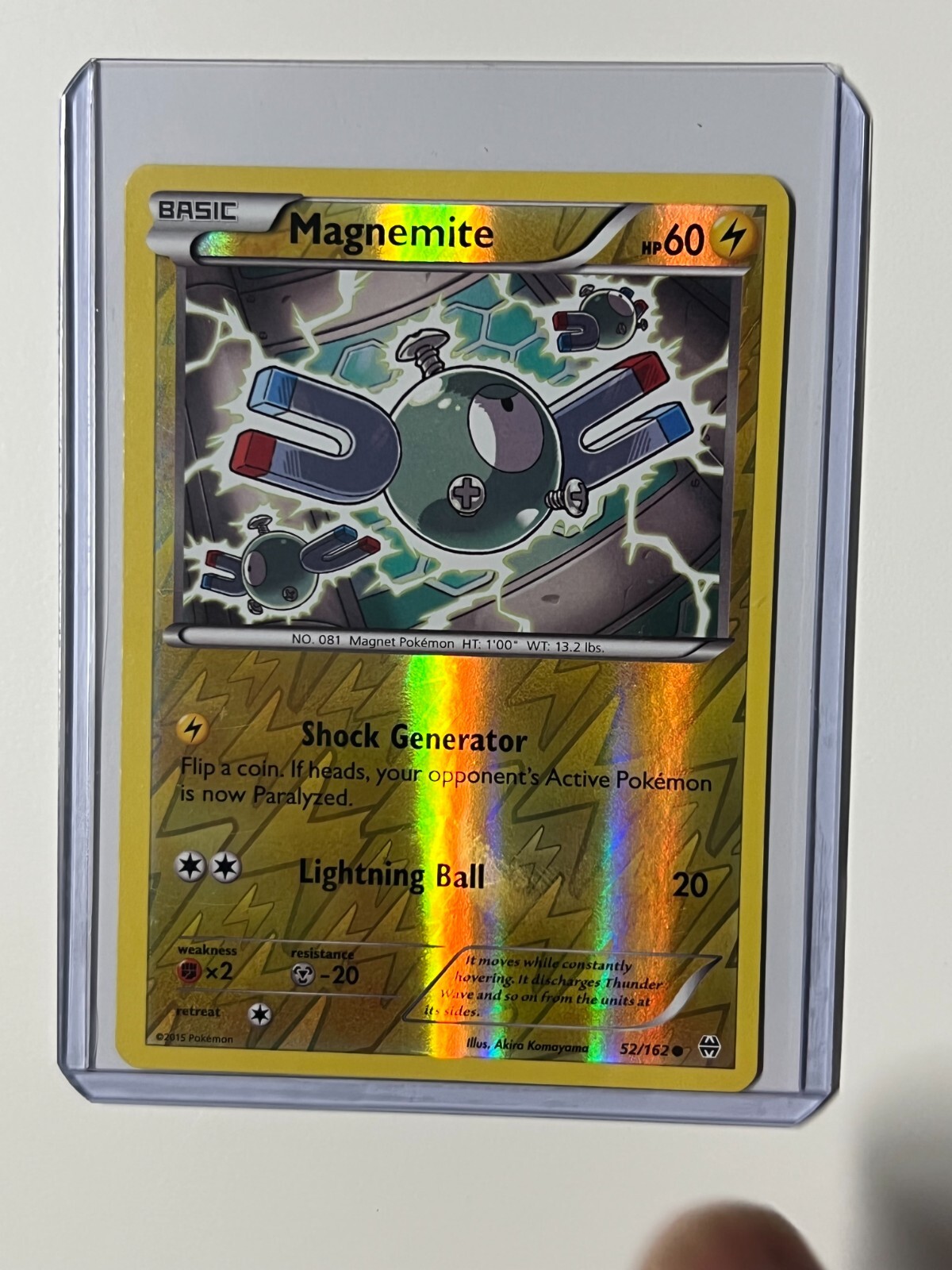 Magnemite #52/162 BREAKthrough Pokemon Reverse Holo Common Card 2015 | eBay