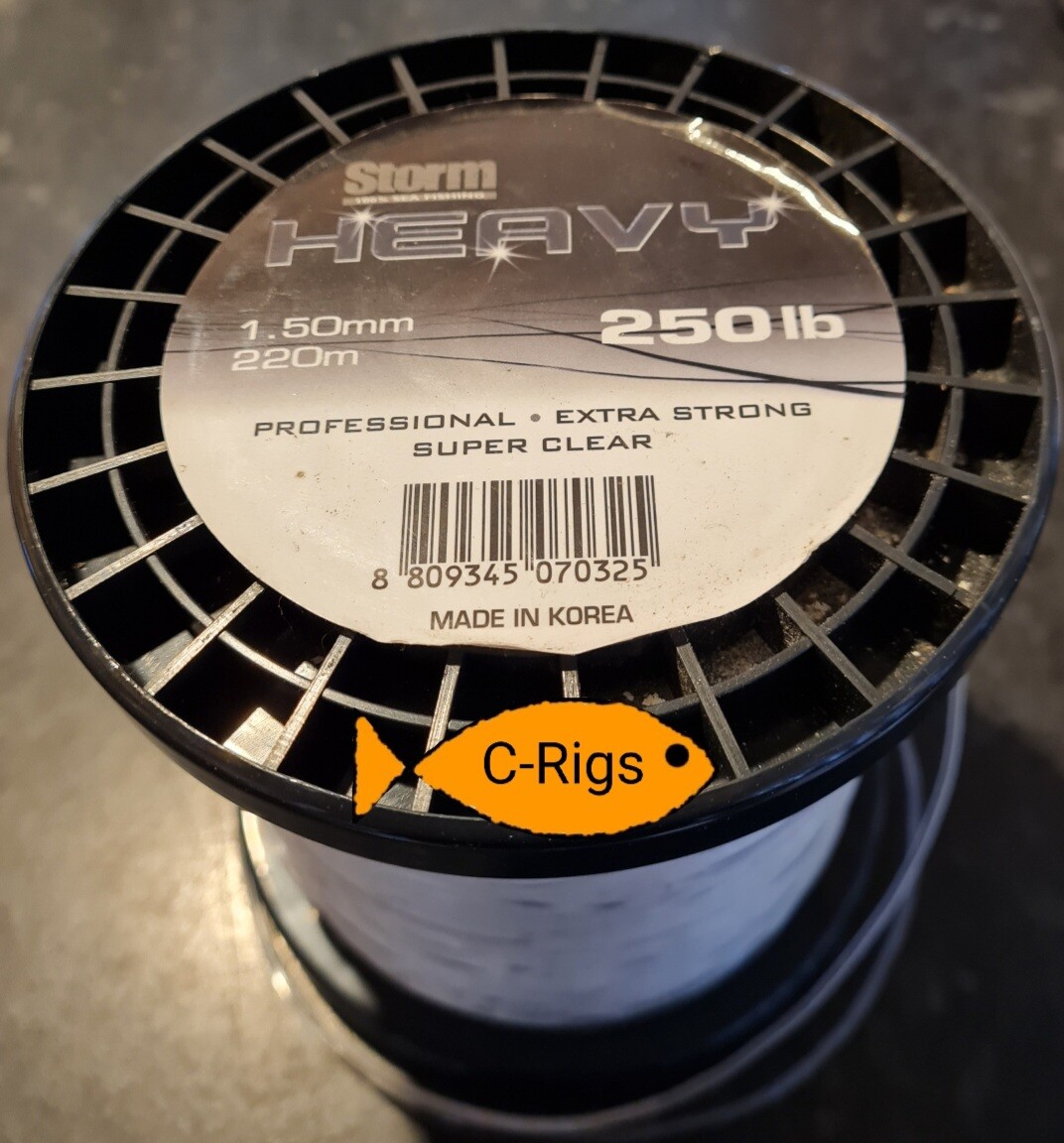 C-rigs 250lb Seatech Spool Sea Fishing Heavy Line Mono - READ THE ...