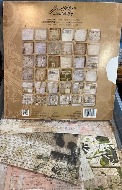 Tim Holtz, Paper Stash, French Industrial, 12x12, 36 Papers | eBay