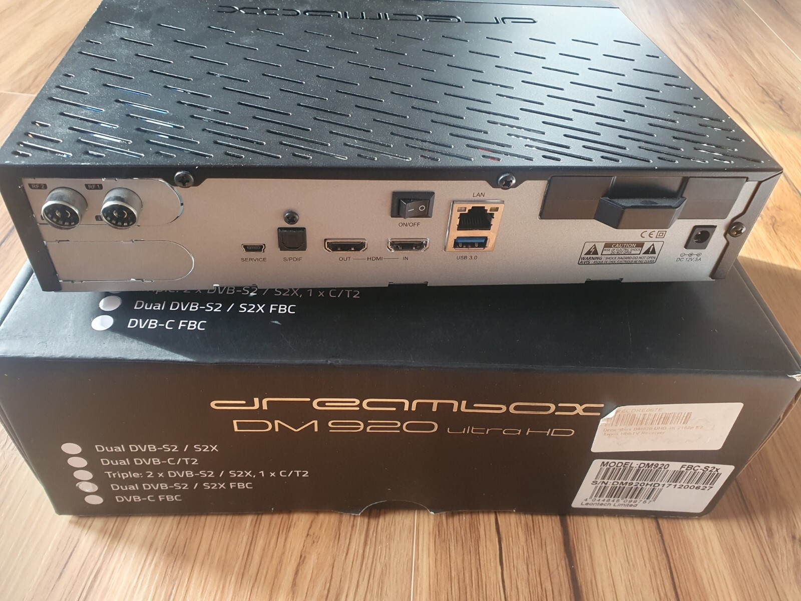 Dreambox dm920 Ultra Hd UHD 4K DUAL DVB-C/T2 + orig. WLAN Stick | eBay