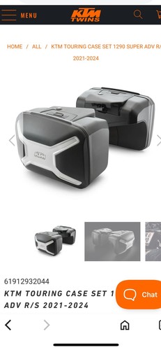 Ktm Super Adventure Touring Case Set 1290 S/R 2021/2024 | eBay