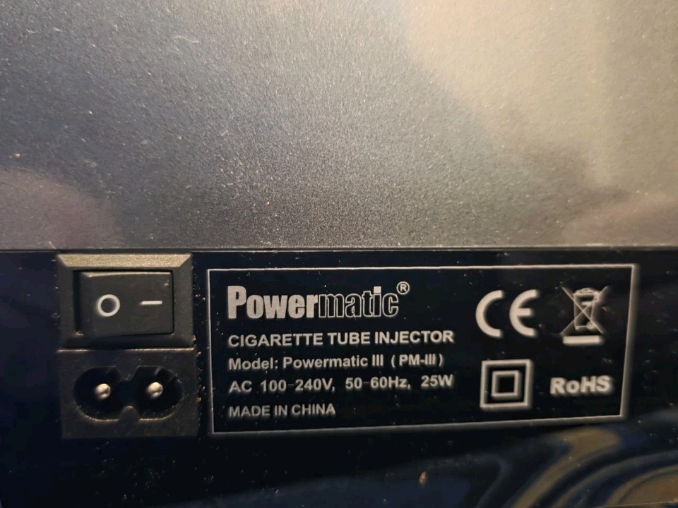 PowerMatic III 3+ Electric Cigarette Maker Machine Tube Injector King ...