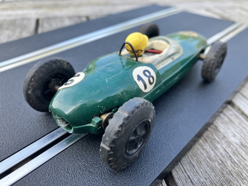 Scalextric Triang C63 Lotus 1961 #18 Green F1 Vintage Classic Unboxed ...