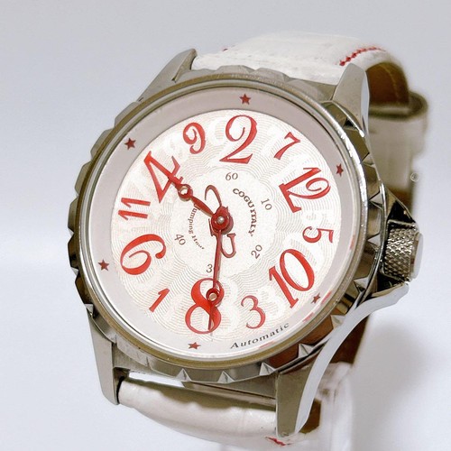 Cogu Watch Men'S Automatic Winding White Red Back Sketch | eBay