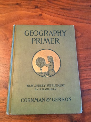 Geography Primer New Jersey Supplement .. Antique Textbook 1906 Rare ...