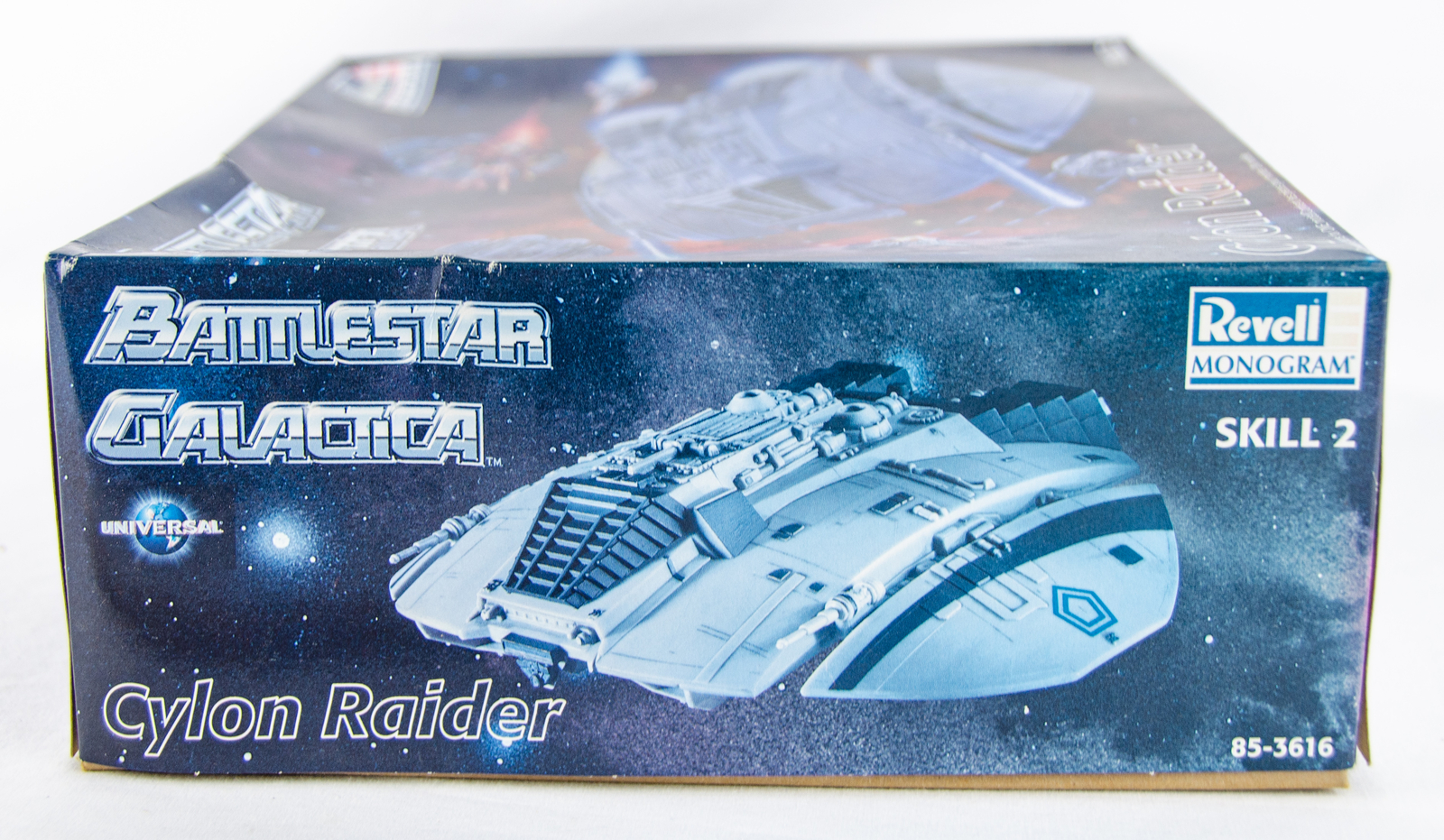 Rare Revell Battlestar Galactica Cylon Raider 85-3616 Plastic Model Kit ...