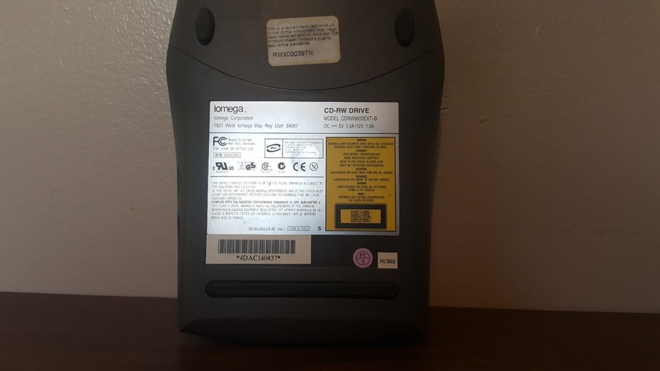 Iomega Predator cd-rw drive UNTESTED AS IS | eBay