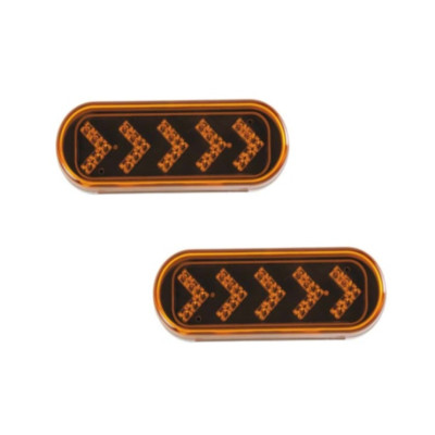 Oval Arrow Turn signal LED light 2 pieces | eBay