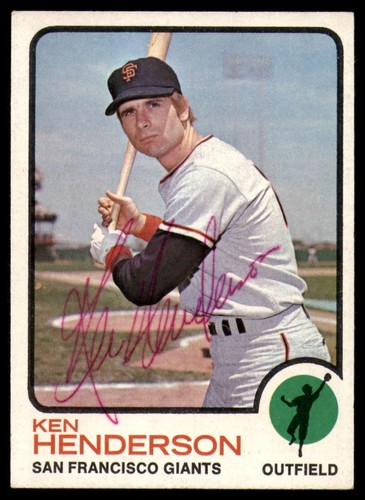 1973 Topps #101 Ken Henderson Signed Auto Autograph Giants ID:163373 | eBay