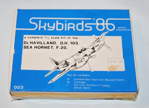 Skybirds 86, De Havilland D.H.103 Sea Hornet 1:72 Scale, Plastic Model ...