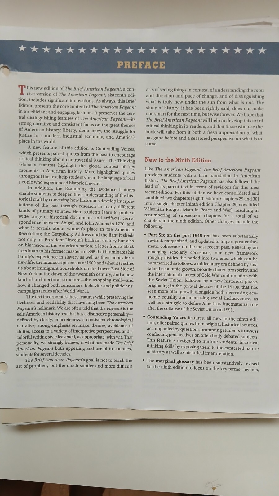 The Brief American Pageant 9th edition 9780357049006 Loose-leaf | eBay