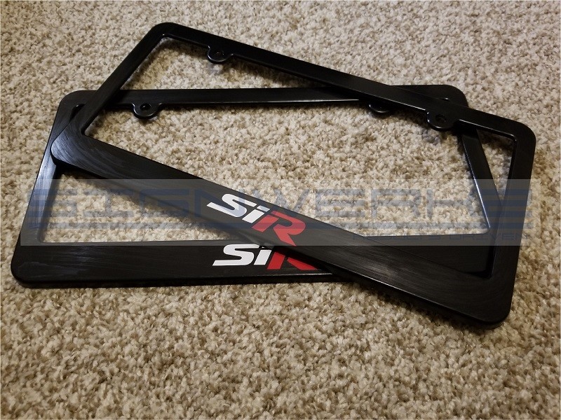 Honda Civic SIR License Plate Frame Racing JDM Japan Vtec turbo - Pair ...