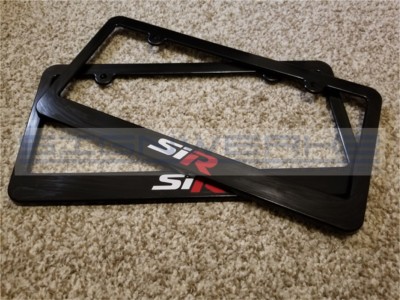 Honda Civic SIR License Plate Frame Racing JDM Japan Vtec turbo - Pair ...