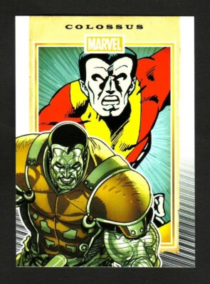 MARVEL 75TH ANNIVERSARY BASE CARD 17 COLOSSUS | eBay