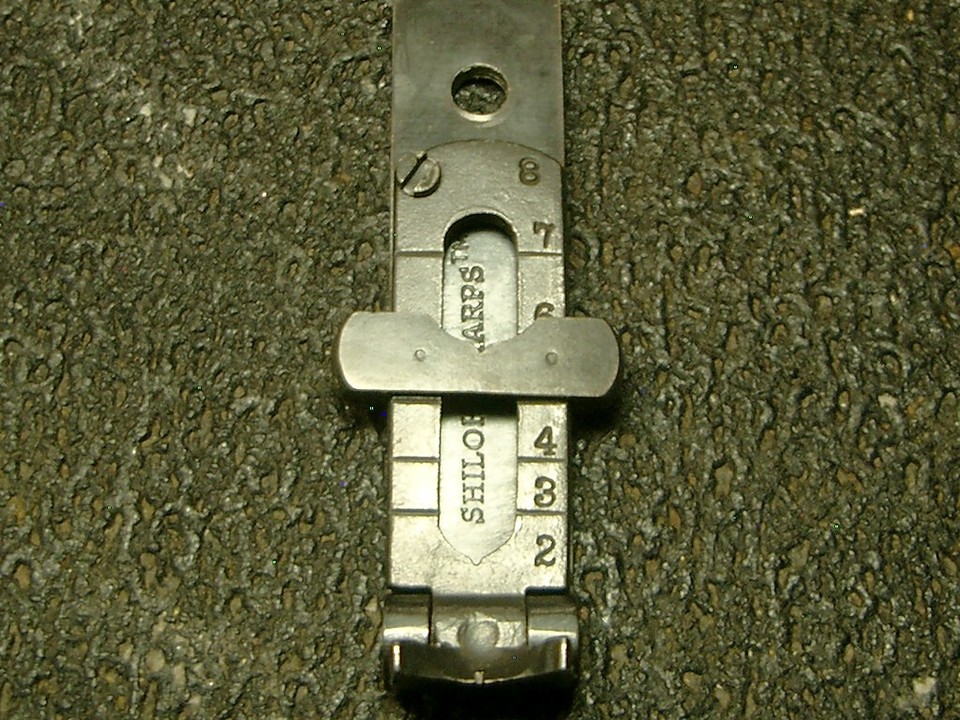 Shiloh Sharps Rear Tangent Rear Sight Marked 2 to 8 for Flat Octagon ...