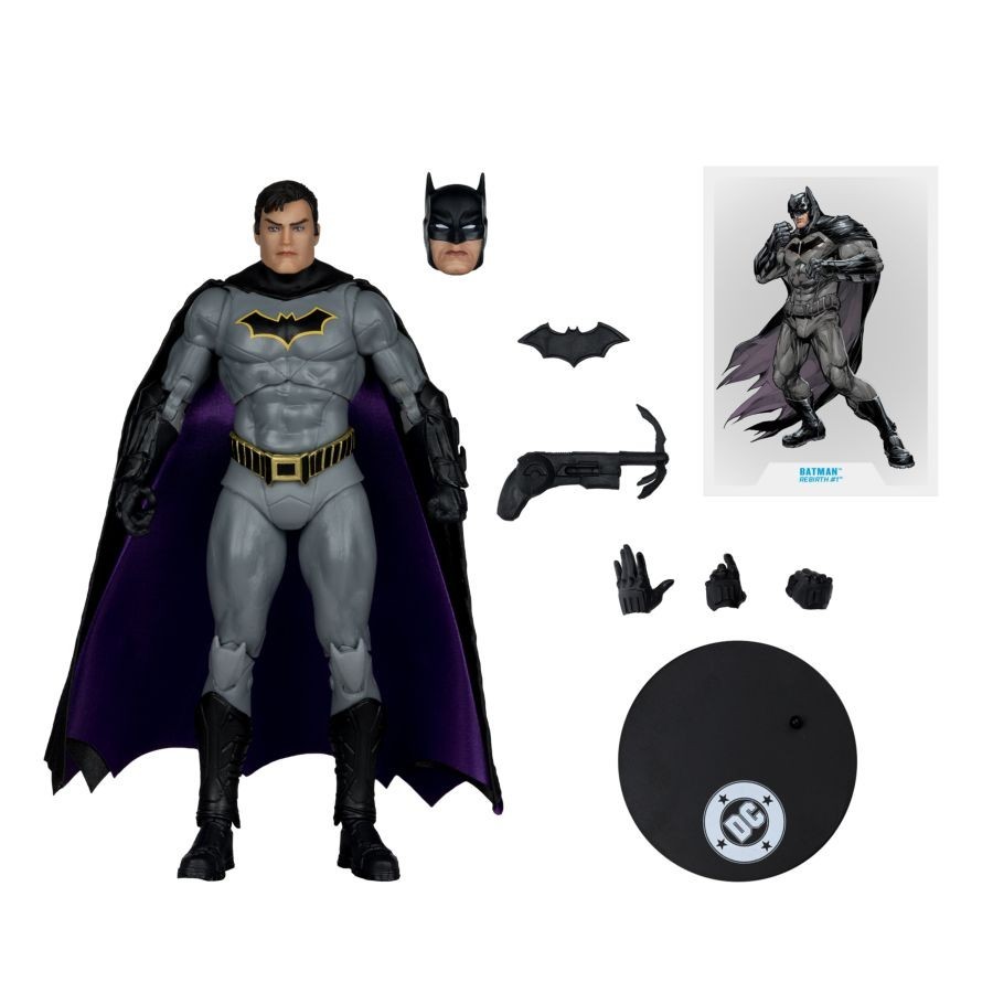 DC Multiverse - Batman Rebirth #1 (Gold Label) 7" Figure - Release Nov ...