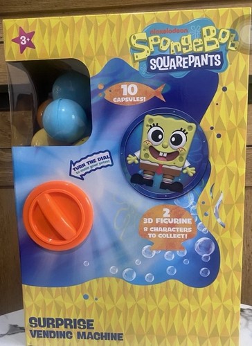 SpongeBob Squarepants Vending Machine Large - New Sealed Perfect For ...