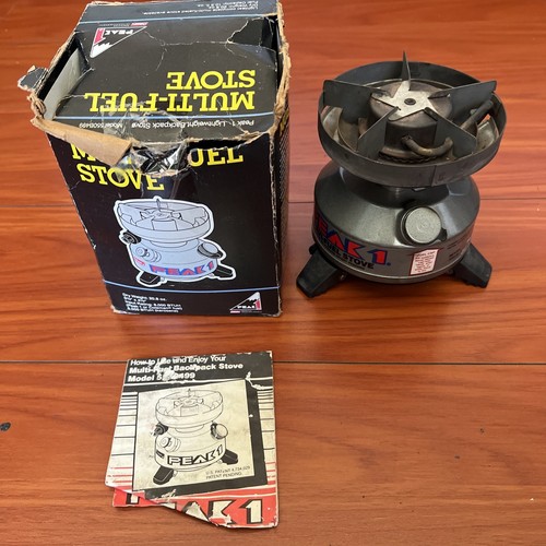 COLEMAN PEAK 1 MULTI FUEL BACKPACK STOVE MODEL 550B 12/1992 | eBay