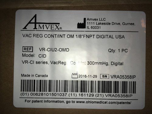 AMVEX VR-CIU2-OMD VAC REG CONT/INT OM 1/8" FNPT DIGITAL USA | eBay