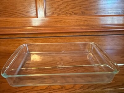 VTG PYREX #232 CLEAR GLASS 2QTR CASSEROLE BAKING DISH 11x7 | eBay
