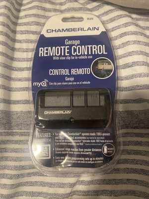 Chamberlain 953EV-P2 3 Button Garage Door Remote - Black 12381173433 | eBay