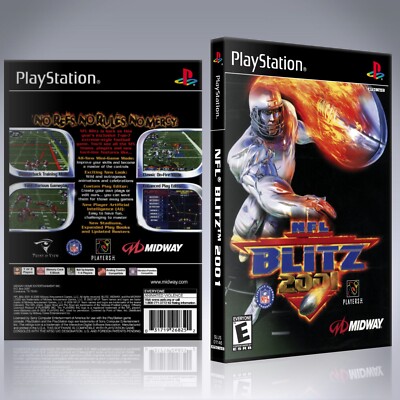 PS1 Case - NO GAME - NFL Blitz 2001 | eBay