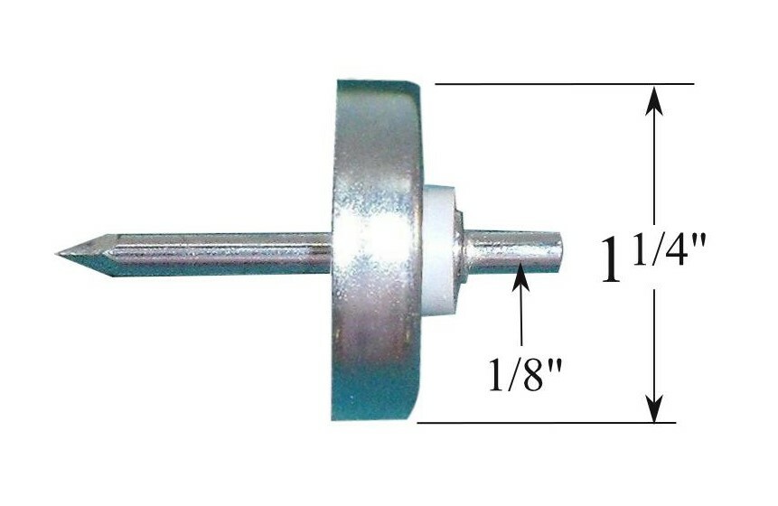END CAP & PIN for 1 1/4" WOOD ROLLER includes NYLON SPACING WASHER | eBay