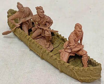 Barzso Reissues - Mohawk Indians in Canoe - 54mm resin toy soldiers | eBay