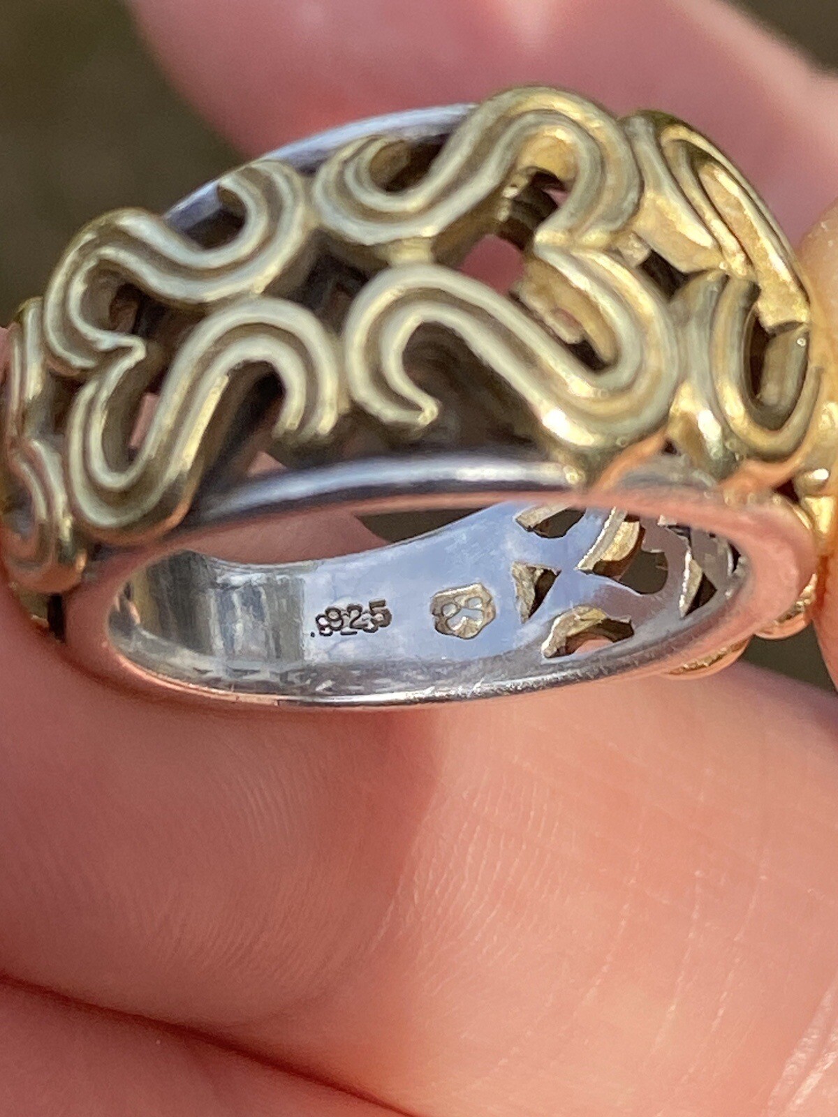 SLANE & SLANE 18k Yellow Gold 925 Sterling Silver Signature Collection ...