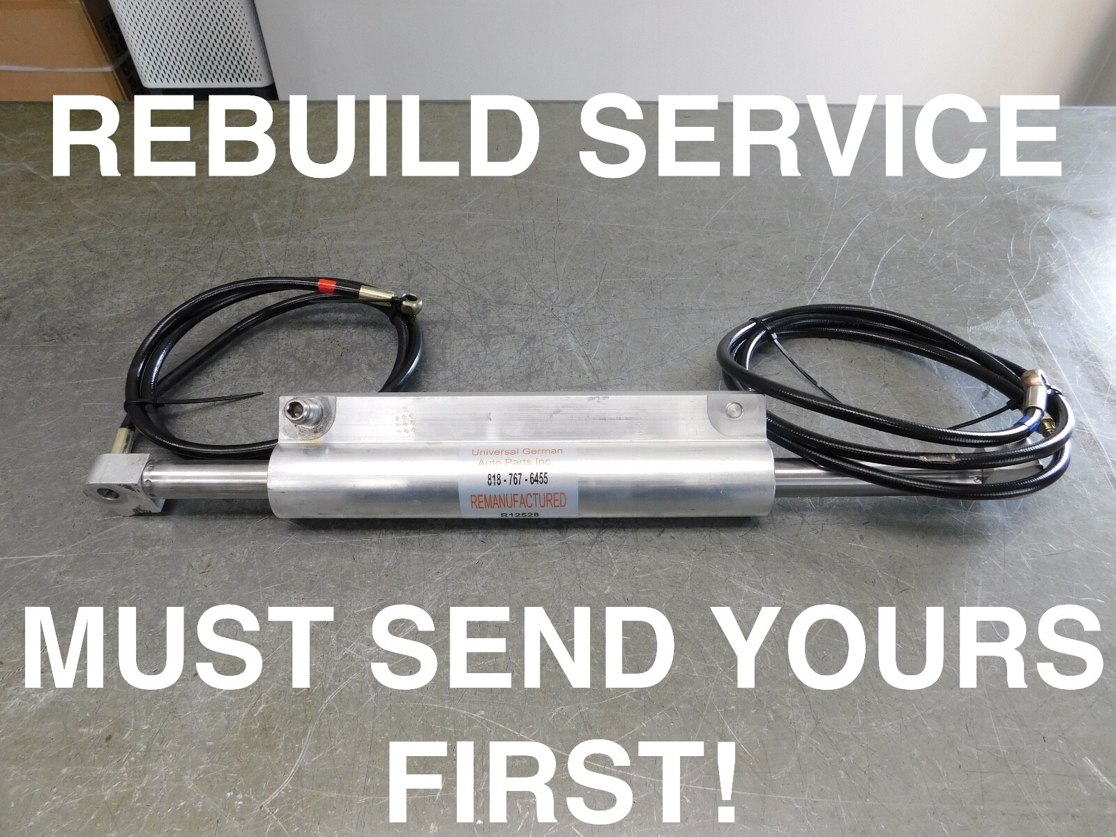 Porsche 911 1999-2010 Convertible Top Hydraulic Cylinder REBUILT ...