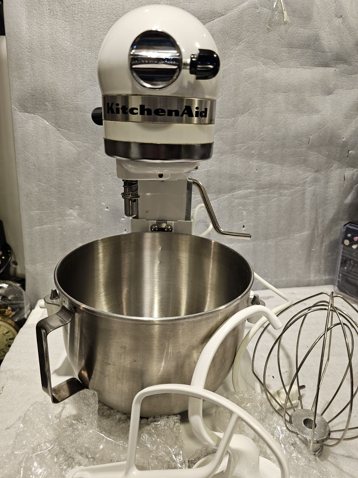 KitchenAid K5SS Heavy Duty Series 5qt Stand Mixer - White for sale ...