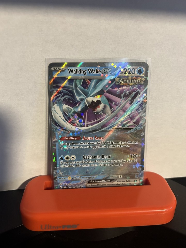 Walking Wake EX 050/162 Double Rare S & V Temporal Forces Pokemon Card ...
