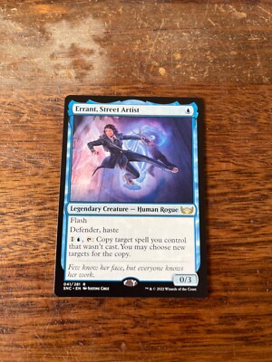 MTG Trading Card-Errant, Street Artist | eBay Australia